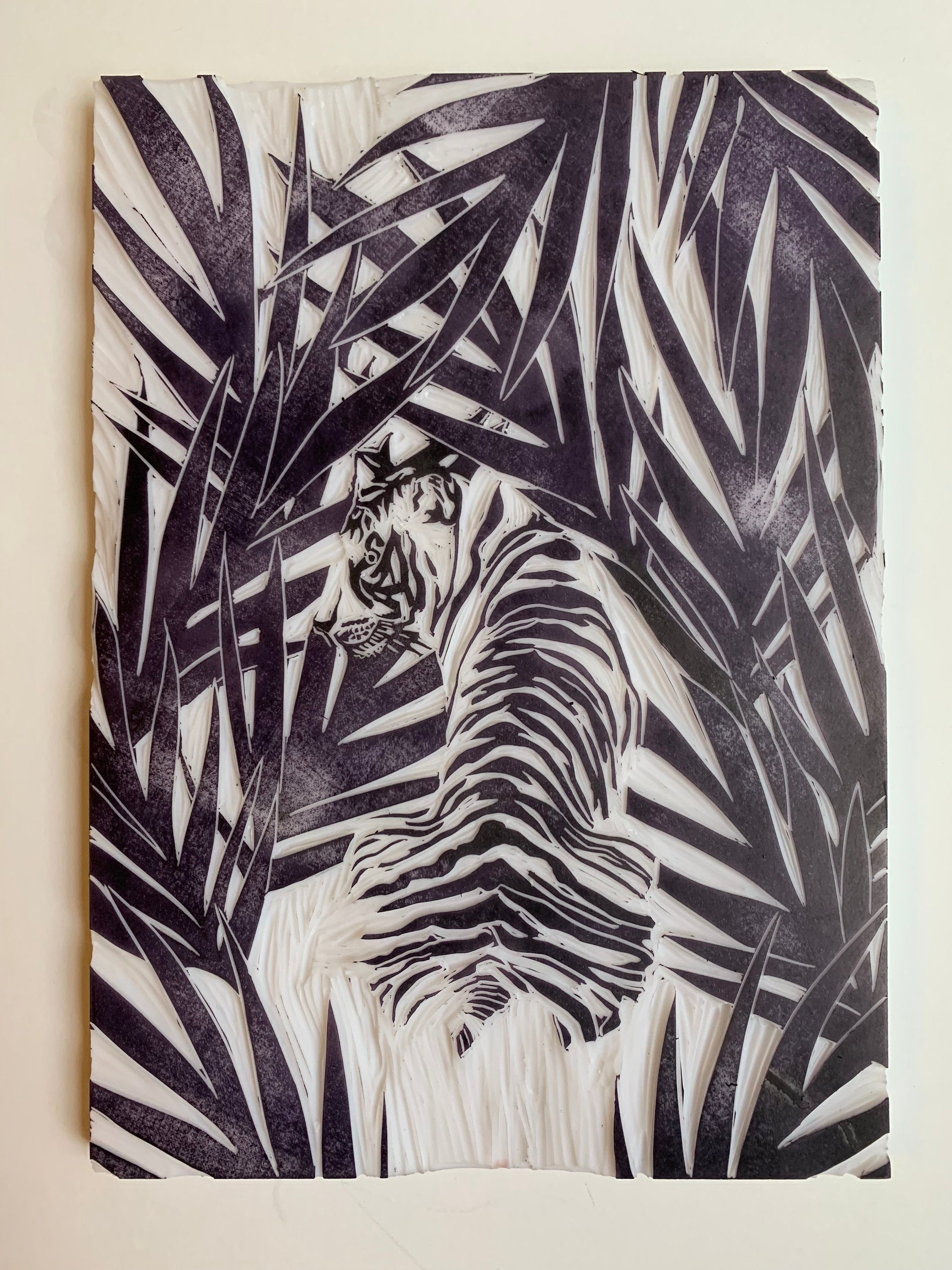 Linoleum Prints Animals